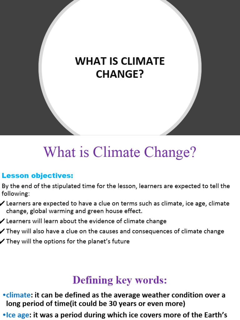 Understanding Climate Change Basics | PDF | Climate Change | Greenhouse ...