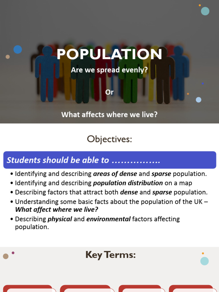 Form 2 Geography Term 2 Week 1 & 2 - POPULATION - Are We Spread Evenly ...
