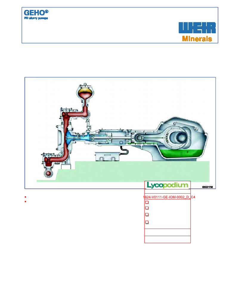 Manual de Instalación, Operación y Mantenimiento | PDF | Bomba | Engranaje