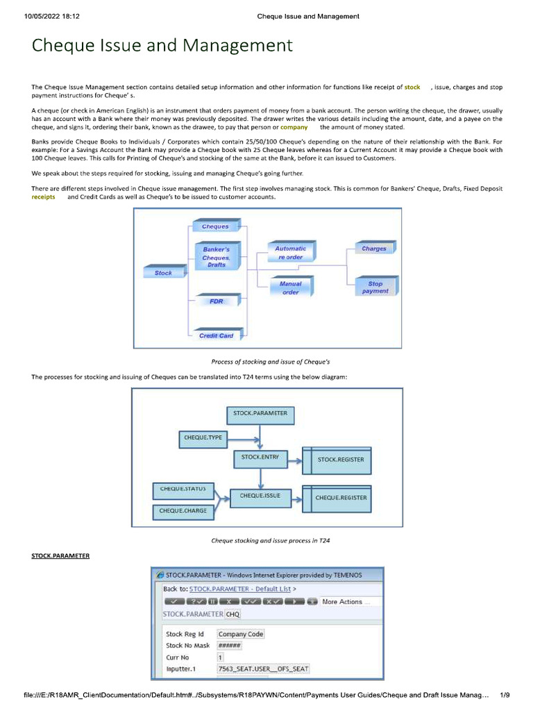 Cheque Formation | PDF