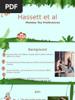 Primate Study on Toy Preferences | PDF