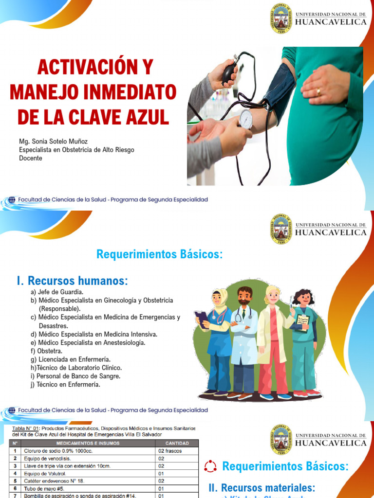 Activación de la Clave Azul en Obstetricia | PDF | Enfermedades y ...
