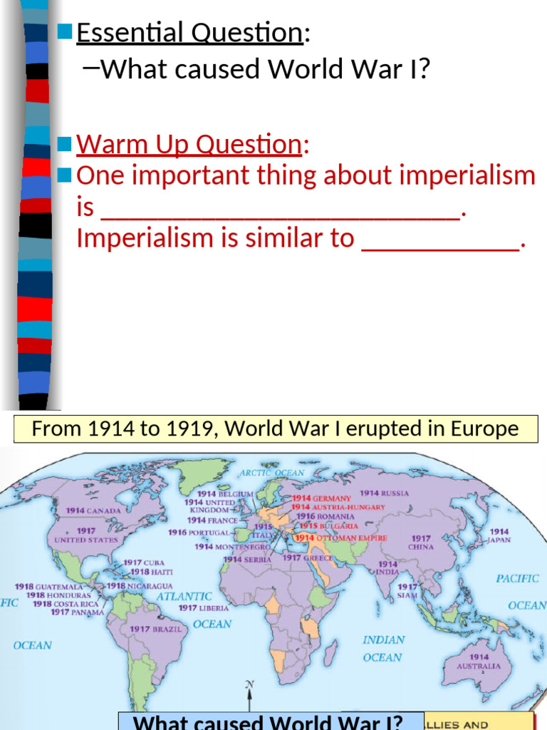 Causes of WWI: Alliances and Tensions | PDF | Austria Hungary | World War I