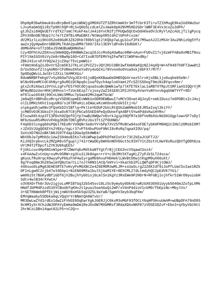 Encrypted Data Document Summary | PDF