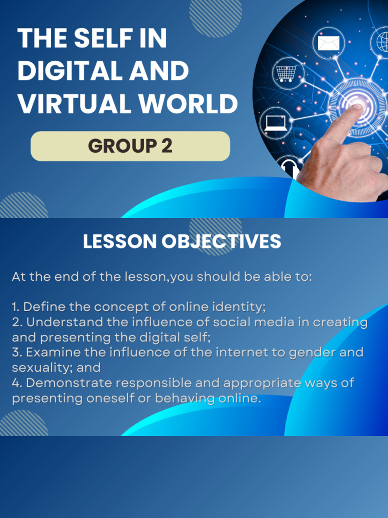 Blue Modern Digital Citizenship Presentation | PDF | Metacognition ...