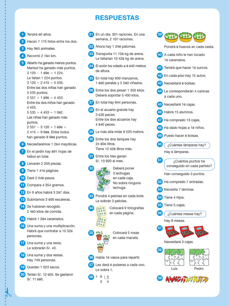 Problemas Mat3 Respuestas | PDF