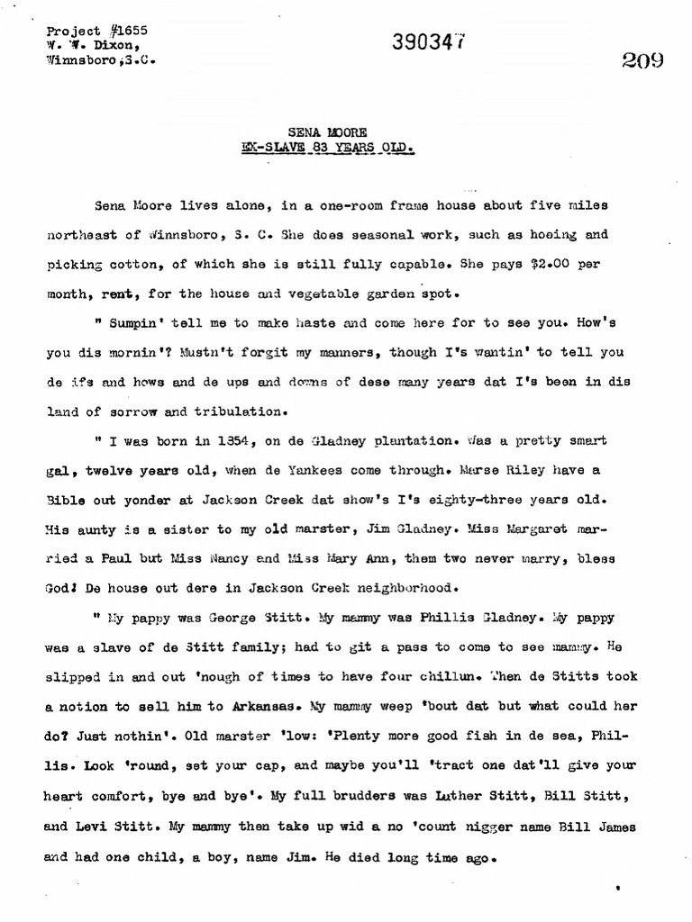 Kami Export - Sena Moore Transcript | PDF