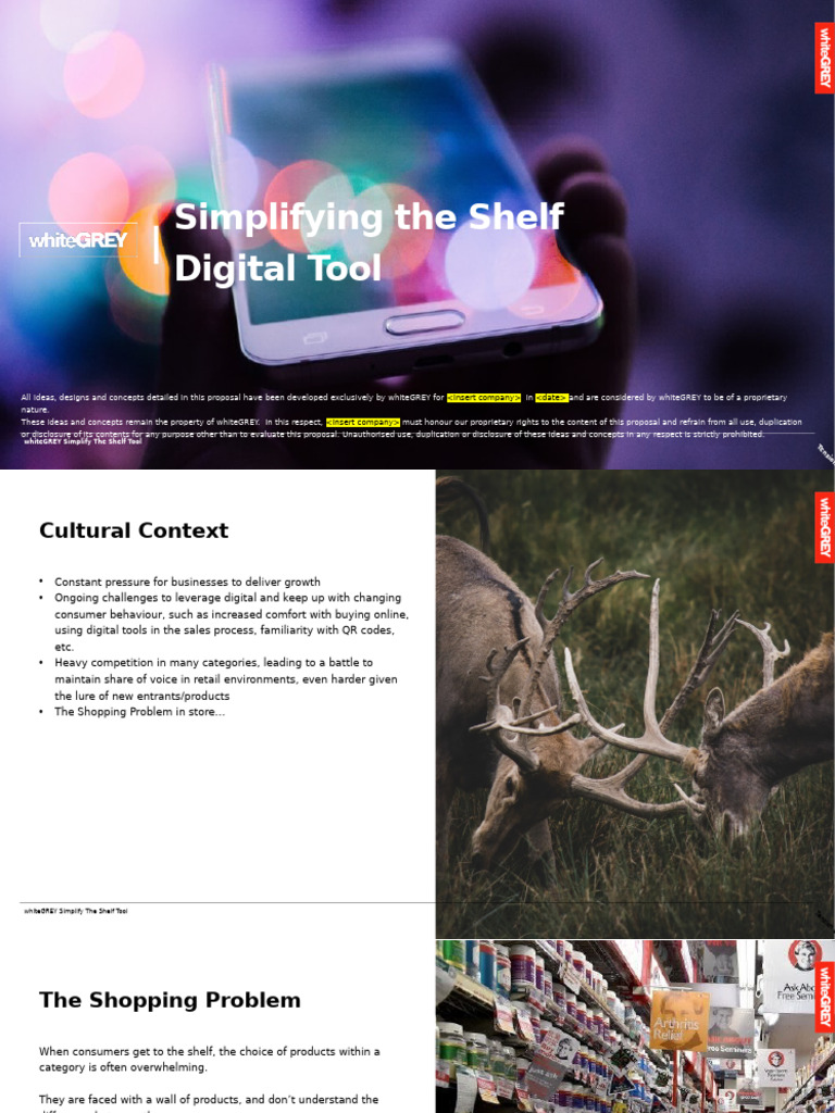 Simplifying The Shelf White Label Tool Oct21 | PDF | Brand | Mobile App