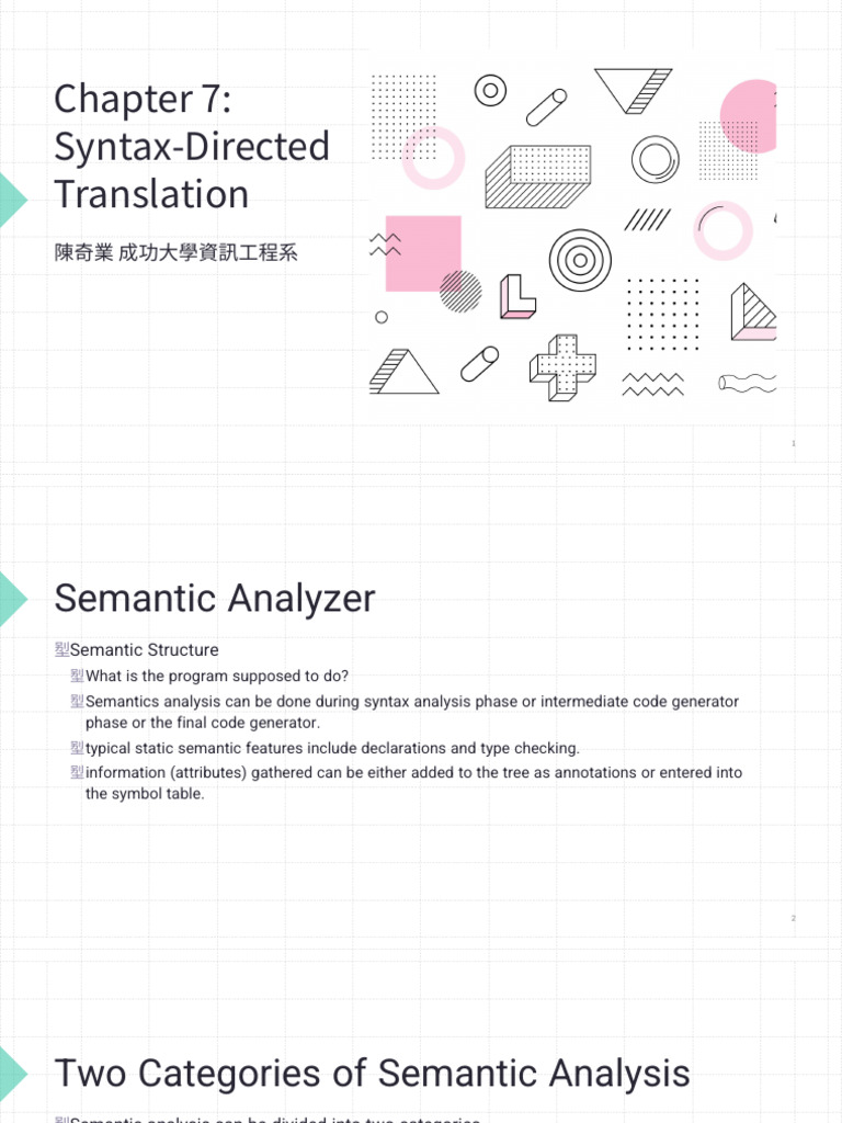 Chapter 7 | PDF | Compiler | Parsing