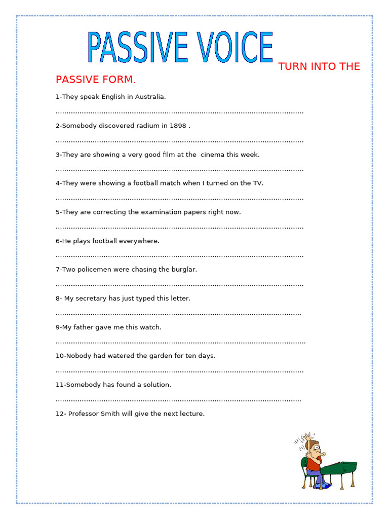 Passive-Voice b1 | PDF