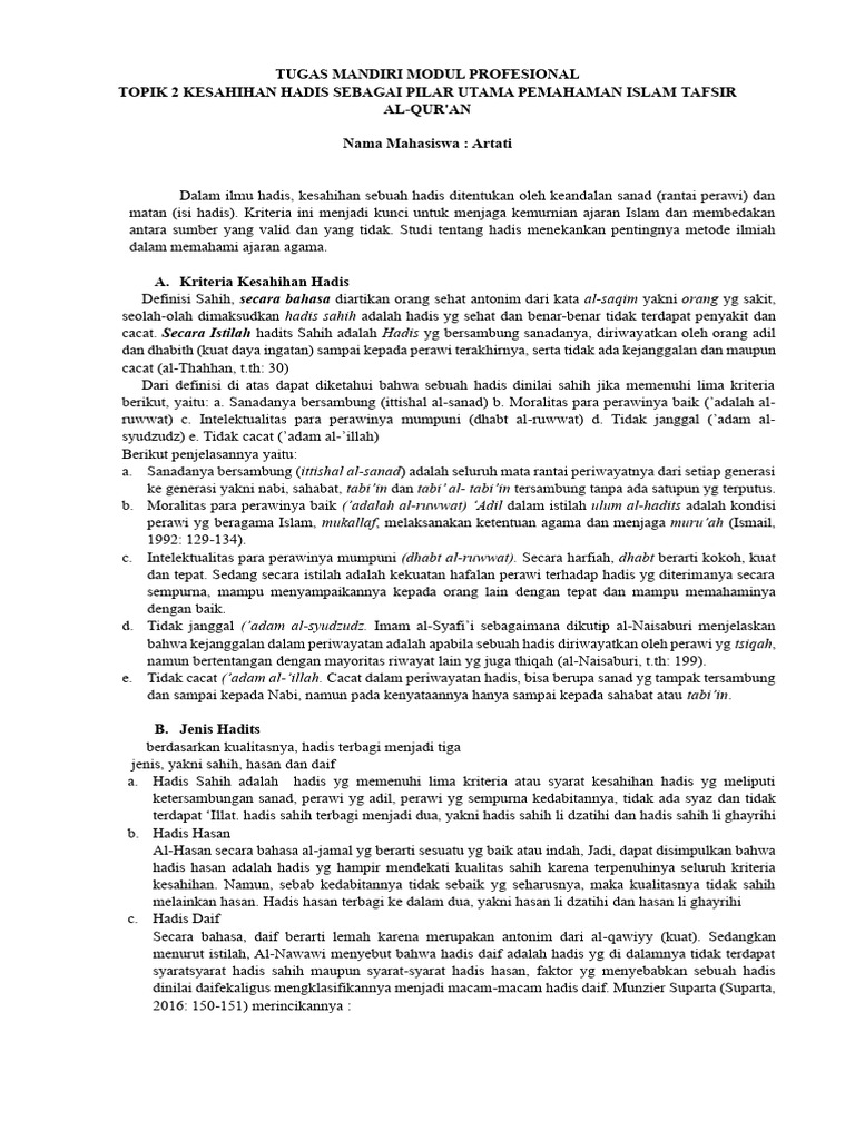 Tugas Mandiri Modul Profesional | PDF