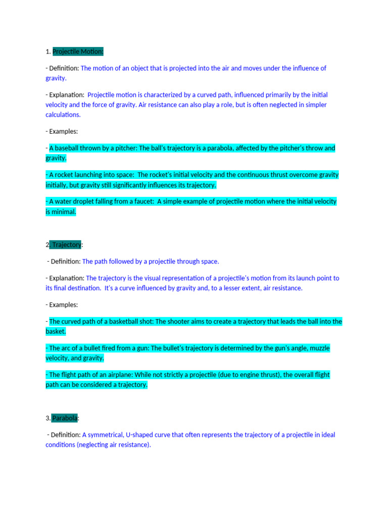 Vocabulary Words in Physics 9 | PDF | Temperature | Heat