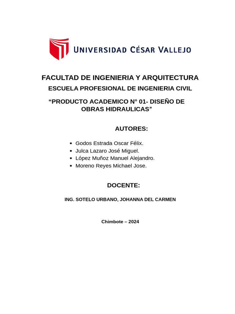 Producto Academico 01 - Grupo 01 | PDF
