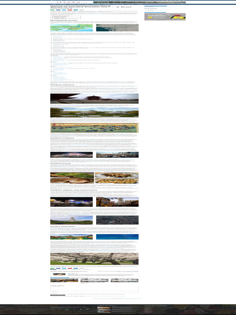 What is Osaka Known For_ - A Brief Summary - Osaka.com | PDF | Foods ...