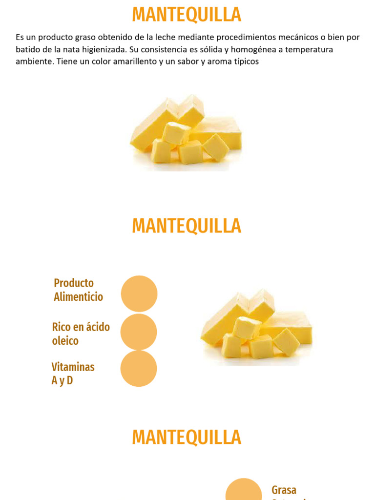 Mantequilla: Selección y Características | PDF