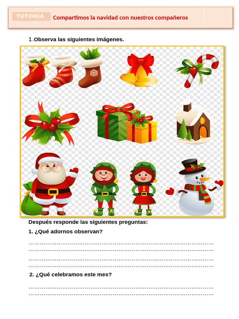 D5 A1 FICHA TUT. Compartimos Una Chocolatada de Despedida | PDF