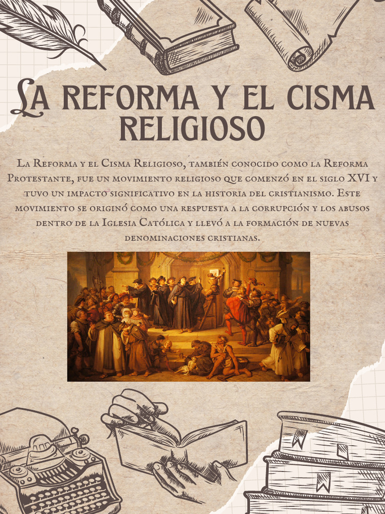 LA REFORMA, EL CISMA RELIGIOSO y EL IMPERIO Napoleónico | PDF