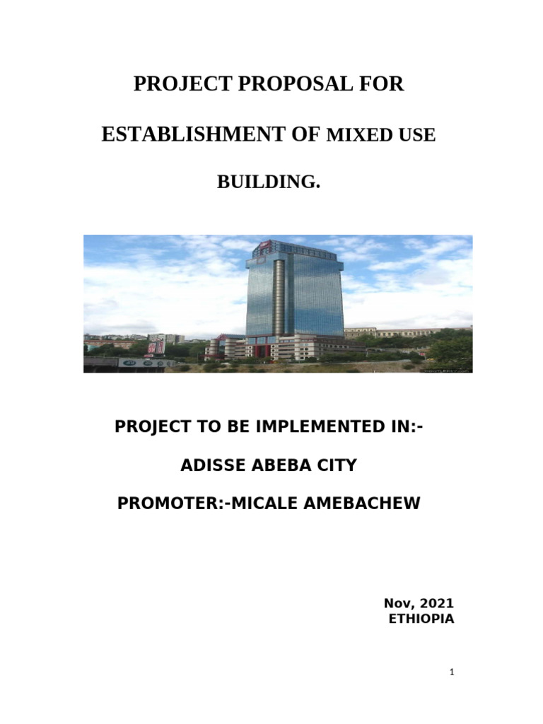 Mixed-Use-Building - For Merge | PDF | Taxes | Mixed Use Development
