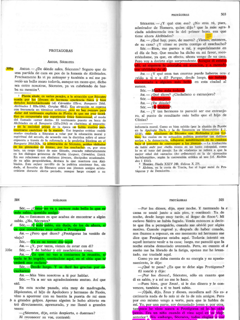 Protagoras | PDF | Diálogos Socráticos | Diálogos de Platón