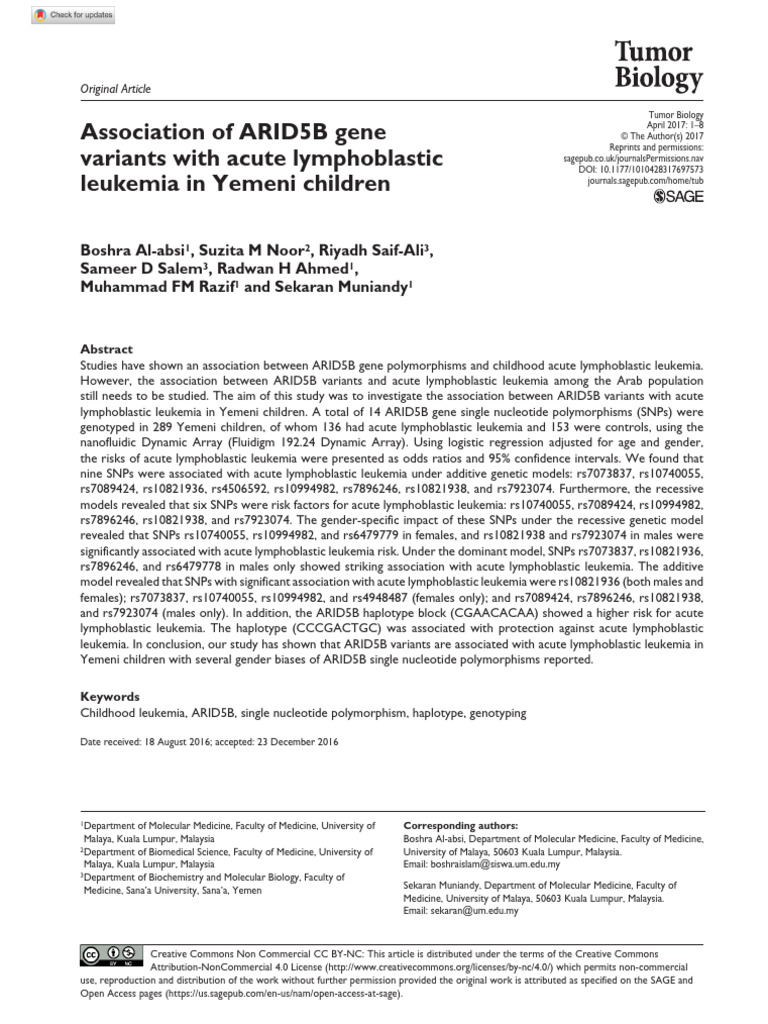 al-absi-et-al-2017-association-of-arid5b-gene-variants-with-acute ...
