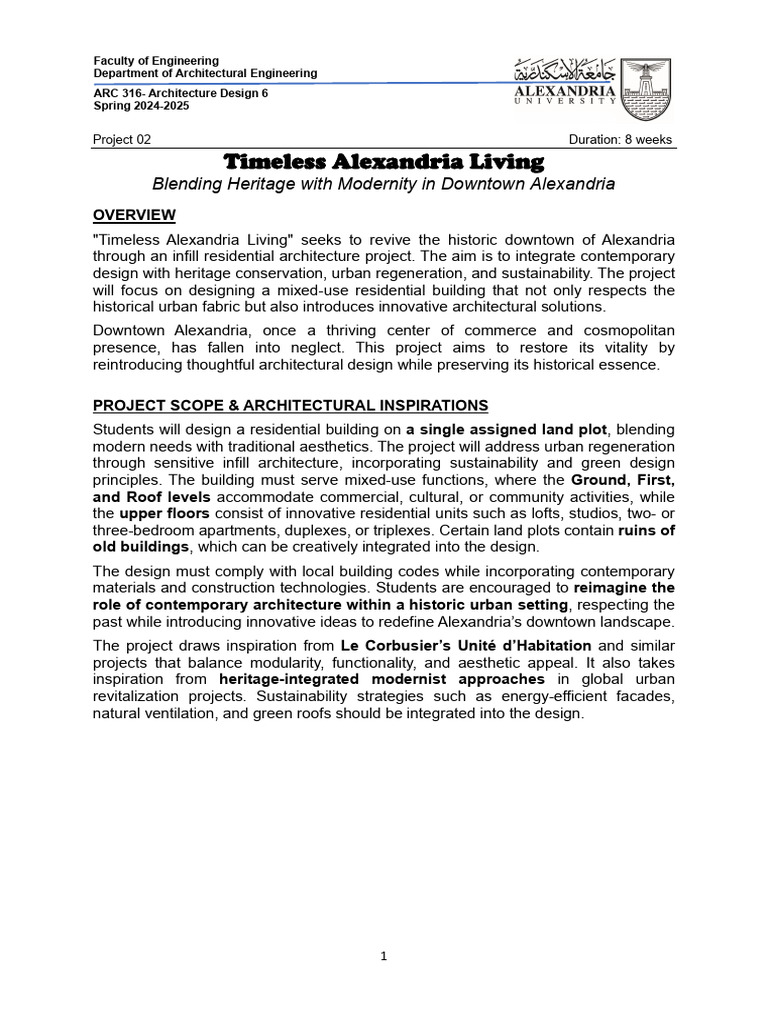 Project2-Downtown Building Design-Spring-2024-25 | PDF | Building | Design