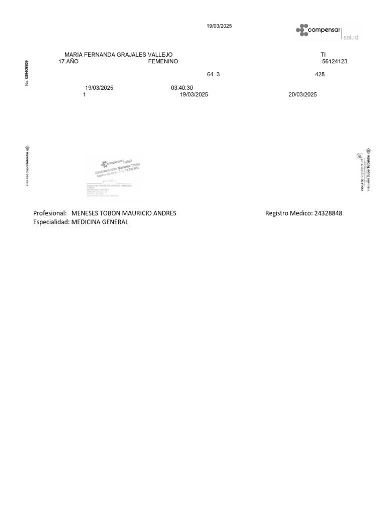 Incapacidad Compensar | PDF