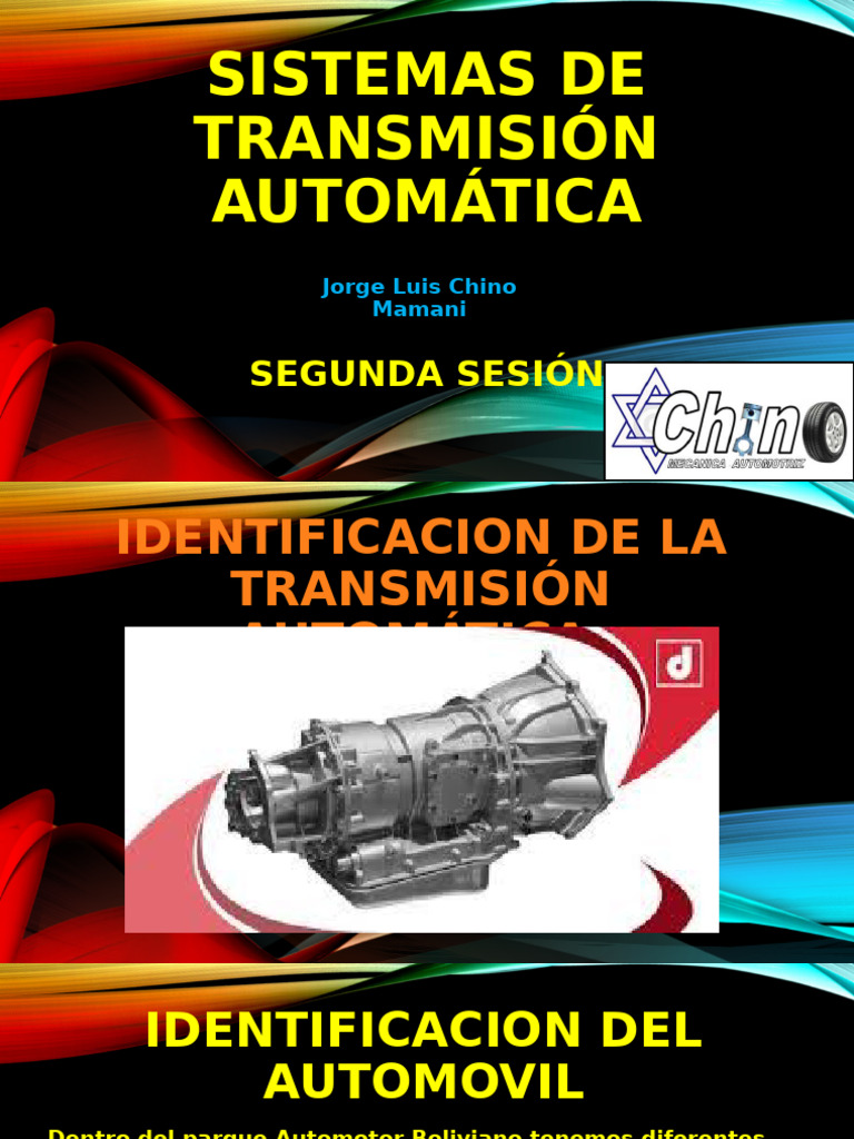 2DA SESION Sistemas de Transmisión Automática | PDF