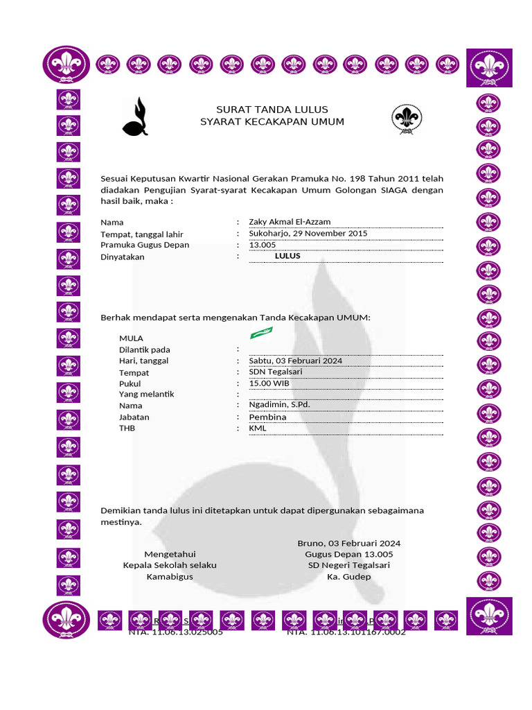 2 SKU Azzam Garuda | PDF