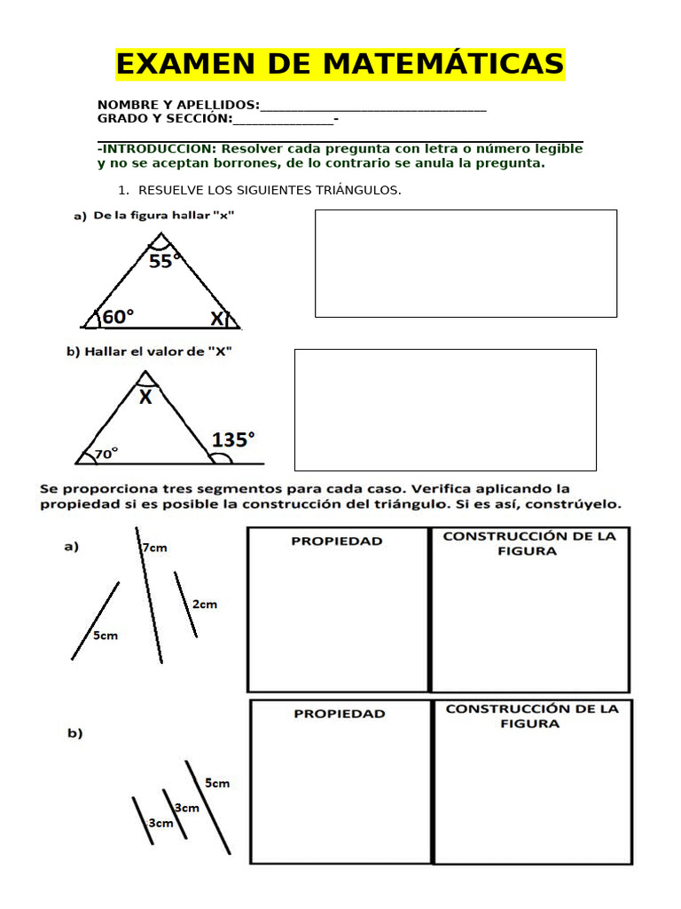 Examen de Mate3-2 | PDF