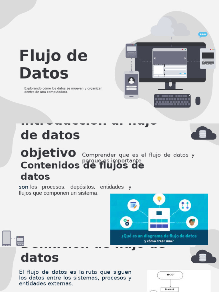 Flujo de Datos en Computadoras | PDF | Datos | Ascii