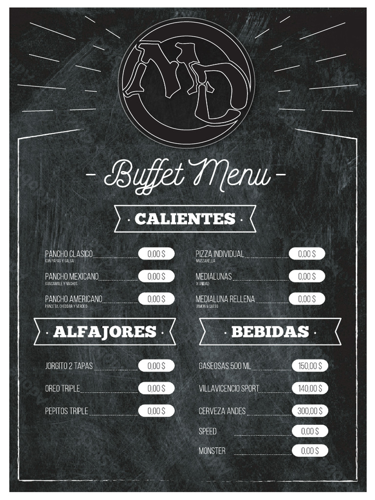 Menu Buffet | PDF