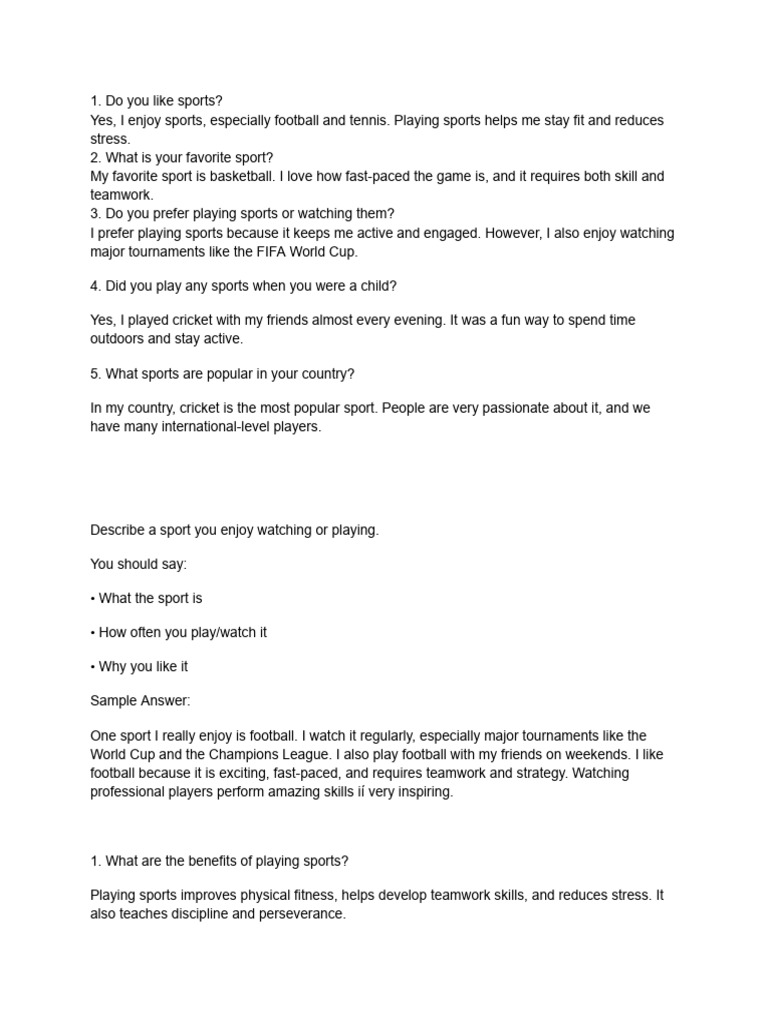 Sports | PDF