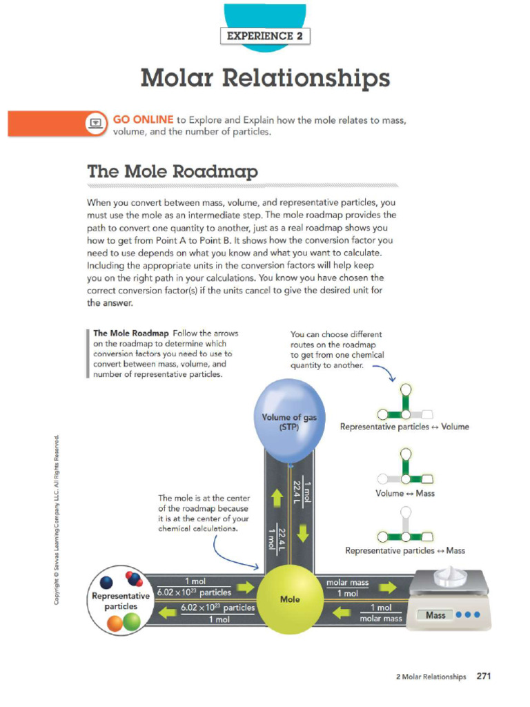8.2 Reading - Molar Relationships | PDF