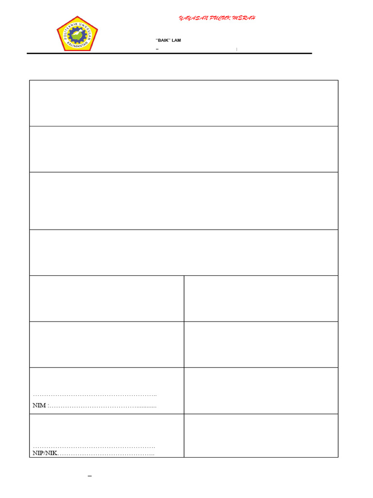 Log Book PKL Polanka | PDF