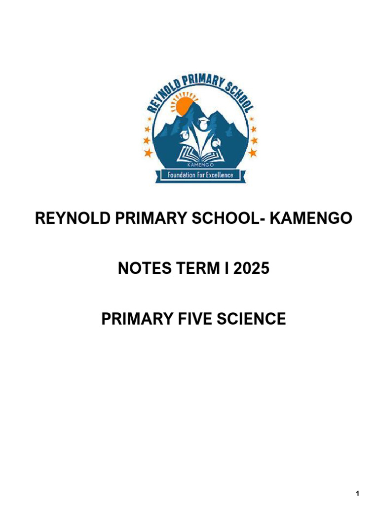 P5 SCIENCE NOTES TERM I 2025 Revised | PDF | Honey Bee | Chicken