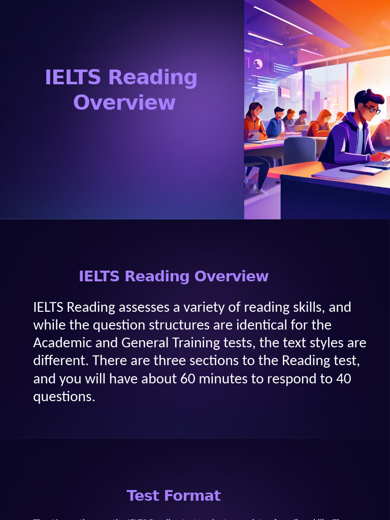 IELTS-Reading Overview | PDF | Reading Comprehension | Multiple Choice