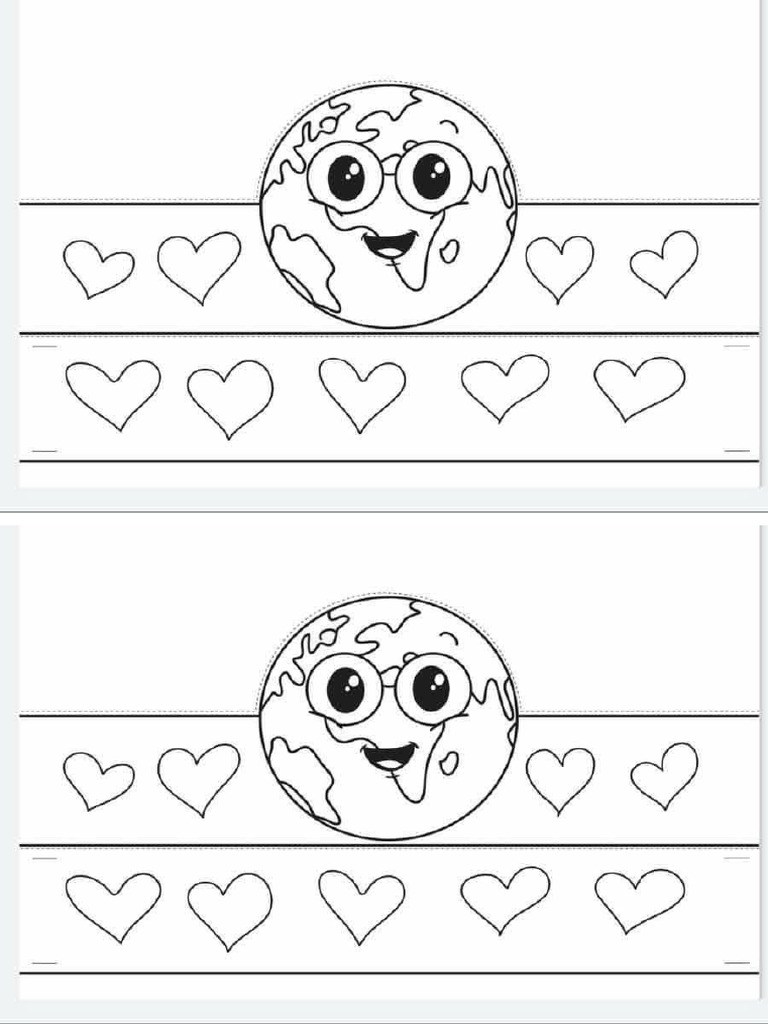 Día de La Tierra Imprimible para Colorear | PDF