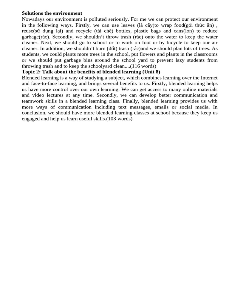 Eco-Friendly Practices for Students | PDF