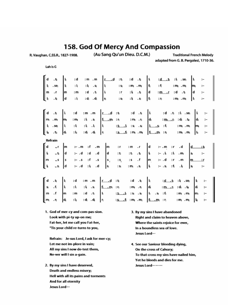 God of Mercy | PDF