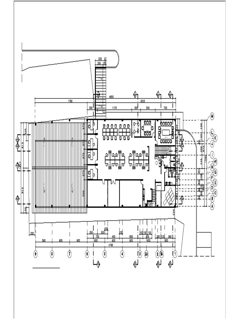 Denah Pabrik Tahap 1 Lantai 2 | PDF