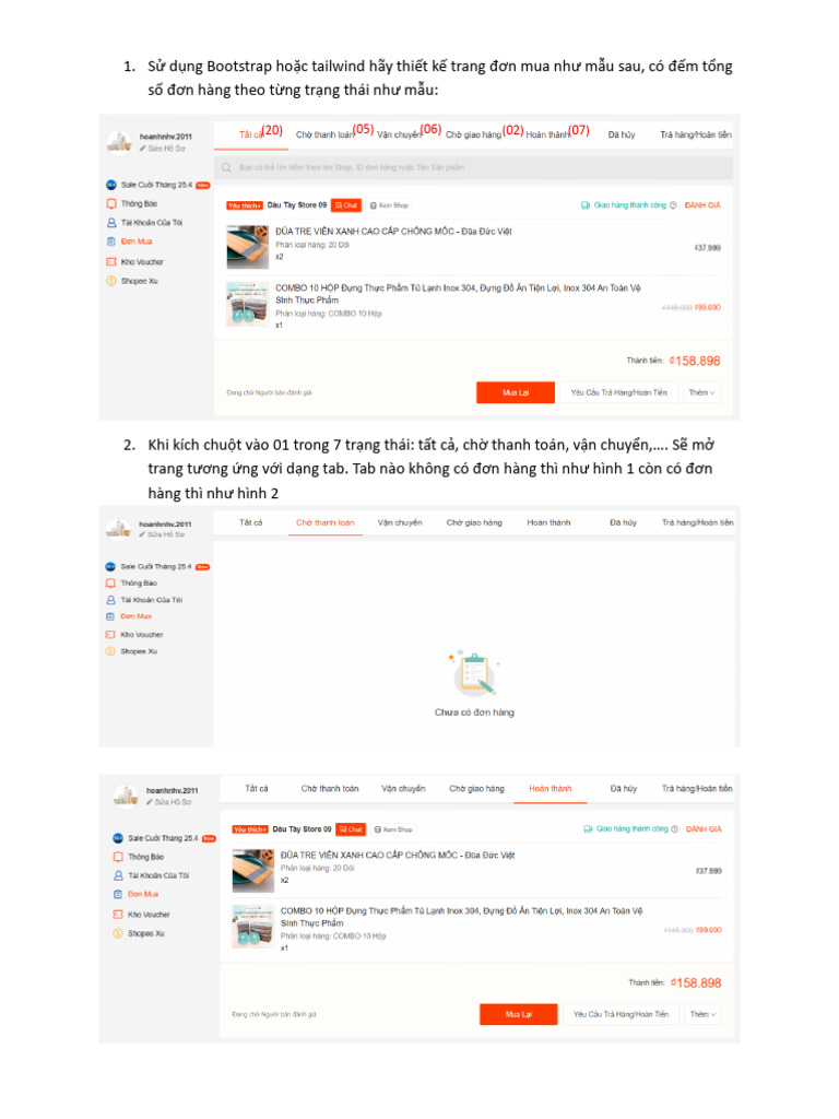 bài tập - bootstrap | PDF