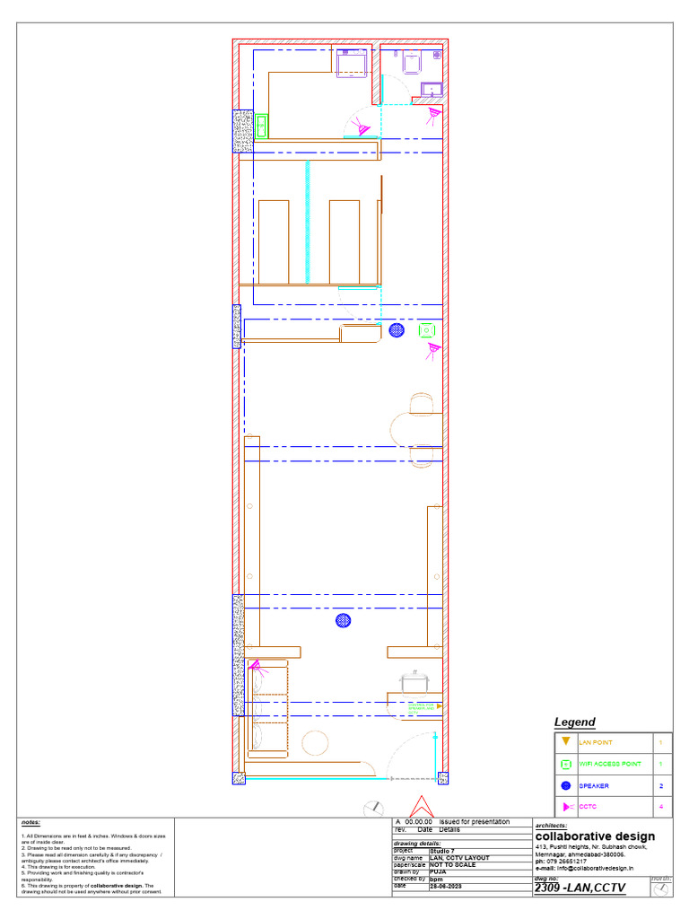 06 - LAN, CCTV Layout - Shaligram Prime - Studio 7 | PDF