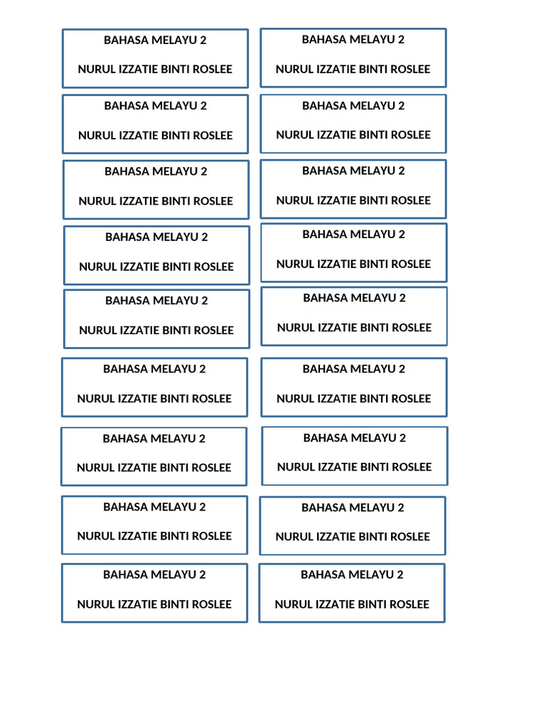 Label BM 2 2025 | PDF