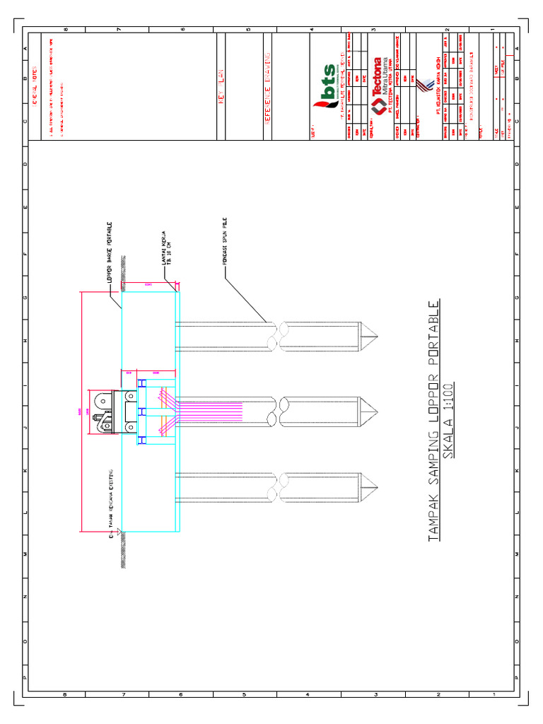 Elev - Tampak Samping Loppor Portable | PDF