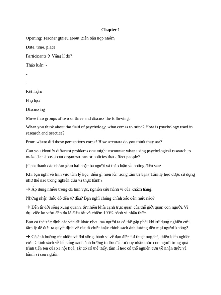 Chapter 1,4 TLH | PDF