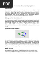Peaucellier-Lipkin Mechanism Overview | PDF | Geometry | Mechanical ...