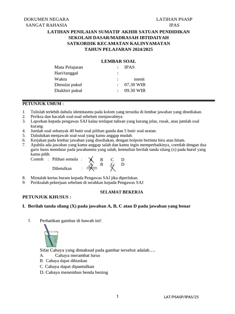 LAT PSASP IPAS 2025 | PDF