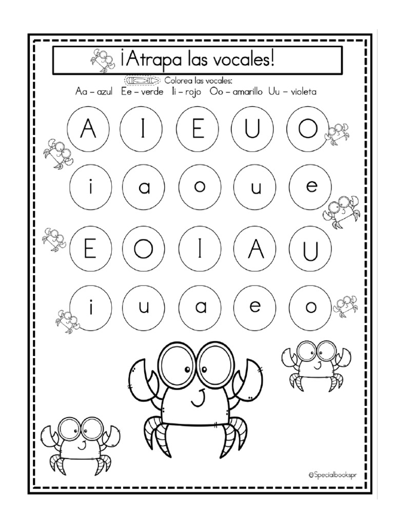 Identifica Las Vocales | PDF