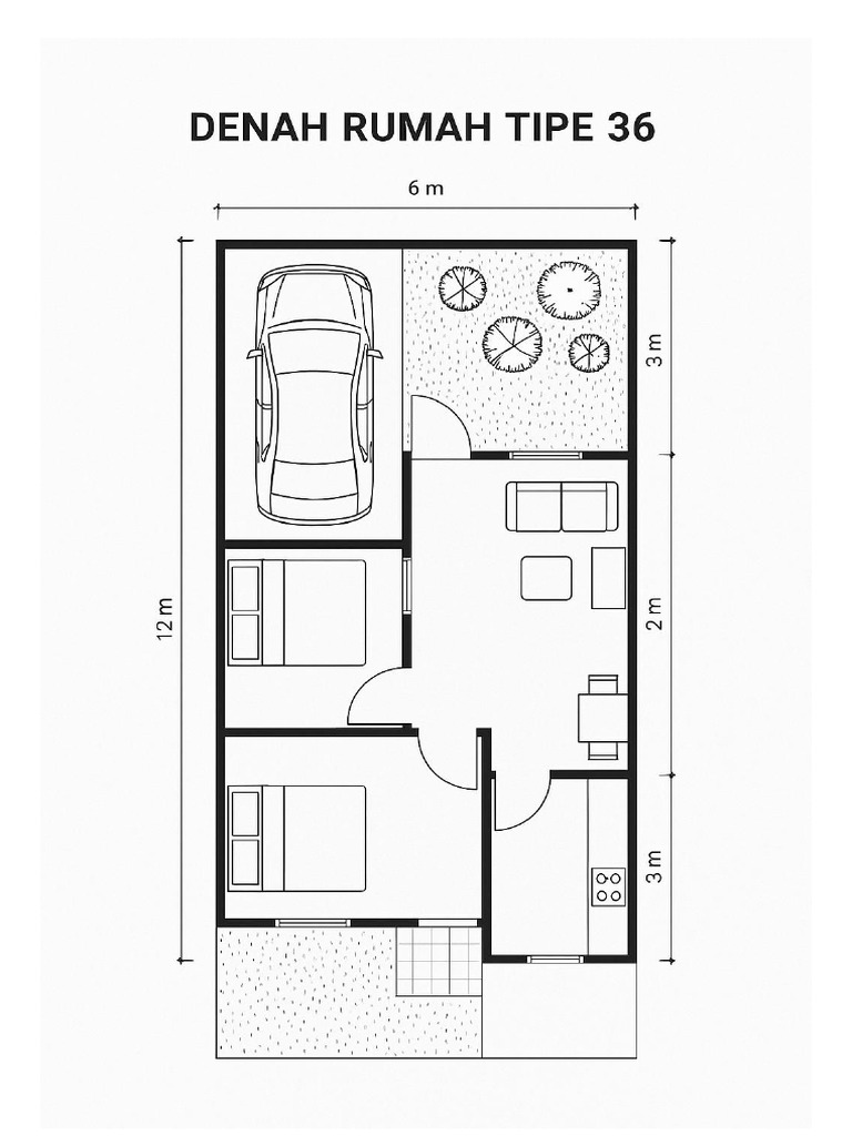 Denah Rumah Tipe 36 Pdf