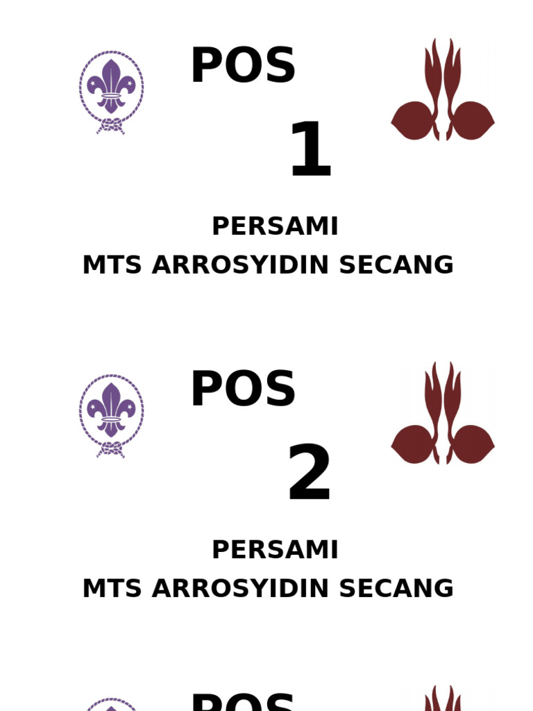 Persami Mts Arrosyidin Secang | PDF